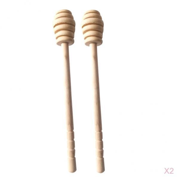 Click here for Xuanheng 4set Wood Honey Dipper Sticks Honey Rod D... prices