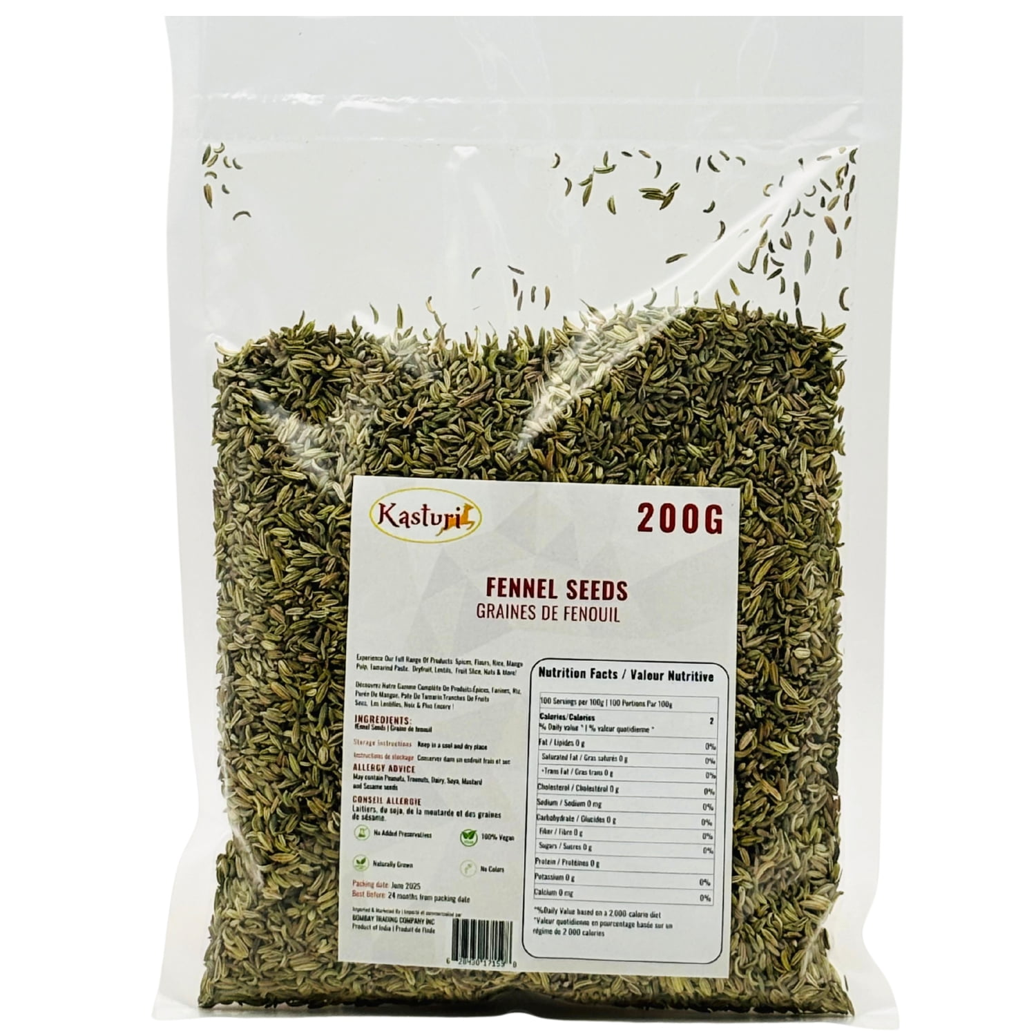 Click here for Kasturi Fennel Seeds Whole  200g 200 Gram prices