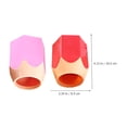 FRCOLOR Cute Pencil Shaped Cups Made of ABS for Storage with Stable ...