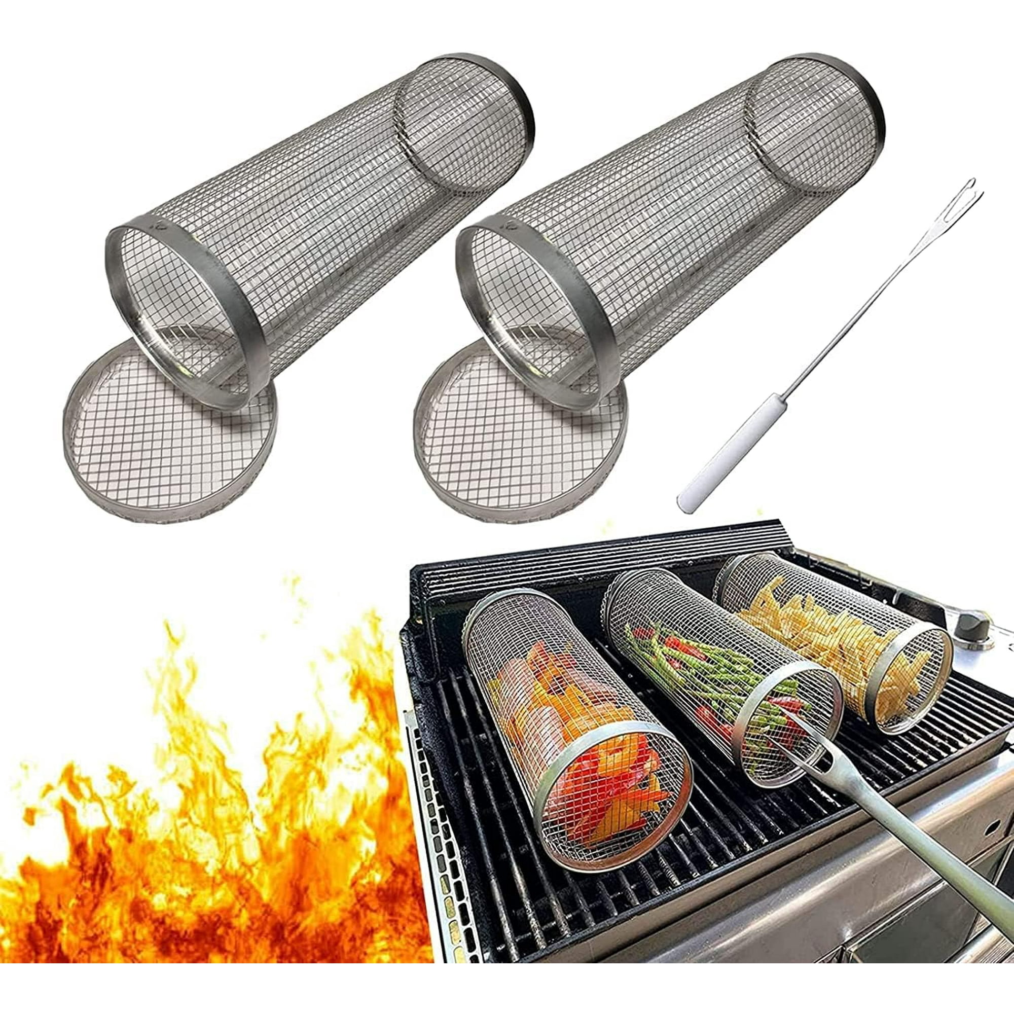 Click here for Unbranded Bbq Net Tube 2 Pack  12 Inch Rolling Gri... prices