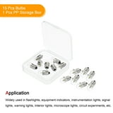 Uxcell 3.8V E10 Warm Yellow Light Mini Incandescent Bulbs with Box 1 ...