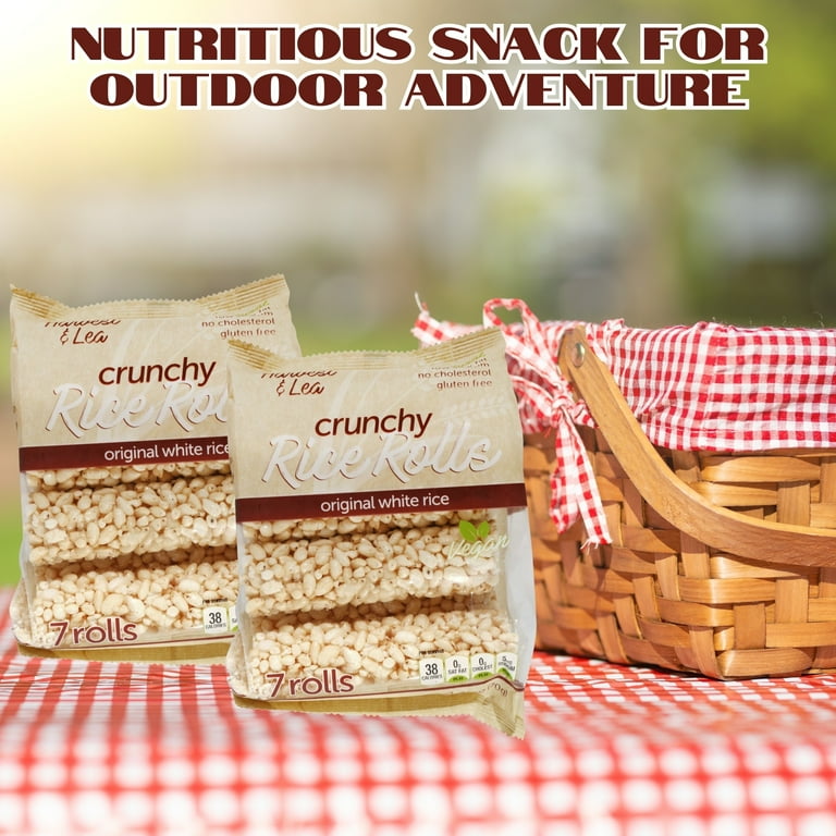 Bags Of Rice Harvest & Lea Crunchy Rice Rolls - Vegan Snack Pack (5 ...