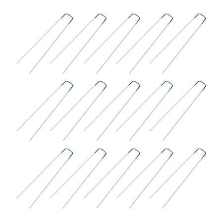 U-Shaped Garden Staples Pegs Ground U Pin 250mm 9.8(inch) 3mm Dia ...