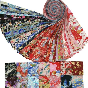 72 Pieces Fabric Strips Roll 2.5 Inch Jelly Fabric Bundles Fabric ...