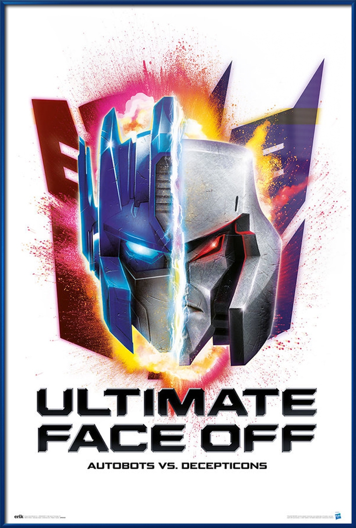 Transformers - Framed TV Show / Comic Poster (Ultimate Face Off) (Size ...