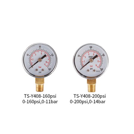 Hydraulic Pressure Gauge Multi-functional Accuracy Industrial Water Oil ...