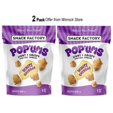 Snack Factory Pop'ums Sea Salt Pretzel Snacks, 9 oz Bag (2pack ...