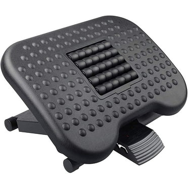Wood under Desk Footrest, 3 Height Position Footrest Cushion Portable ...