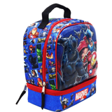 Marvel Universe Drop Bottom Lunch Bag Blue Red - Walmart.com