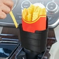 Car Cup Holder Organizer -3-In-1 French Frying Pan Holder, Sauce Holder ...