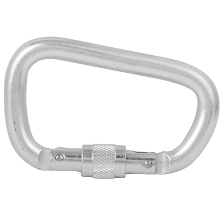 D Shaped Carabiner,High Load Bearing Master Screwgate Carabiner Compact ...