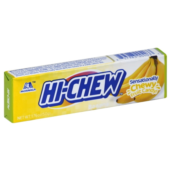 Hi-Chew Banana Fruit Candy, 1.76 OZ - Walmart.com - Walmart.com