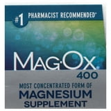 Mag-Ox 400 Magnesium Oxide Dietary Mineral Supplement Tablets 120 count ...