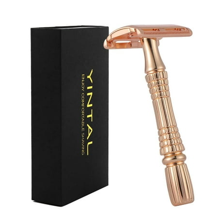 SHIJI65 Safety Razor For Men, Double Edge Metal Reusable Razors,Wet ...