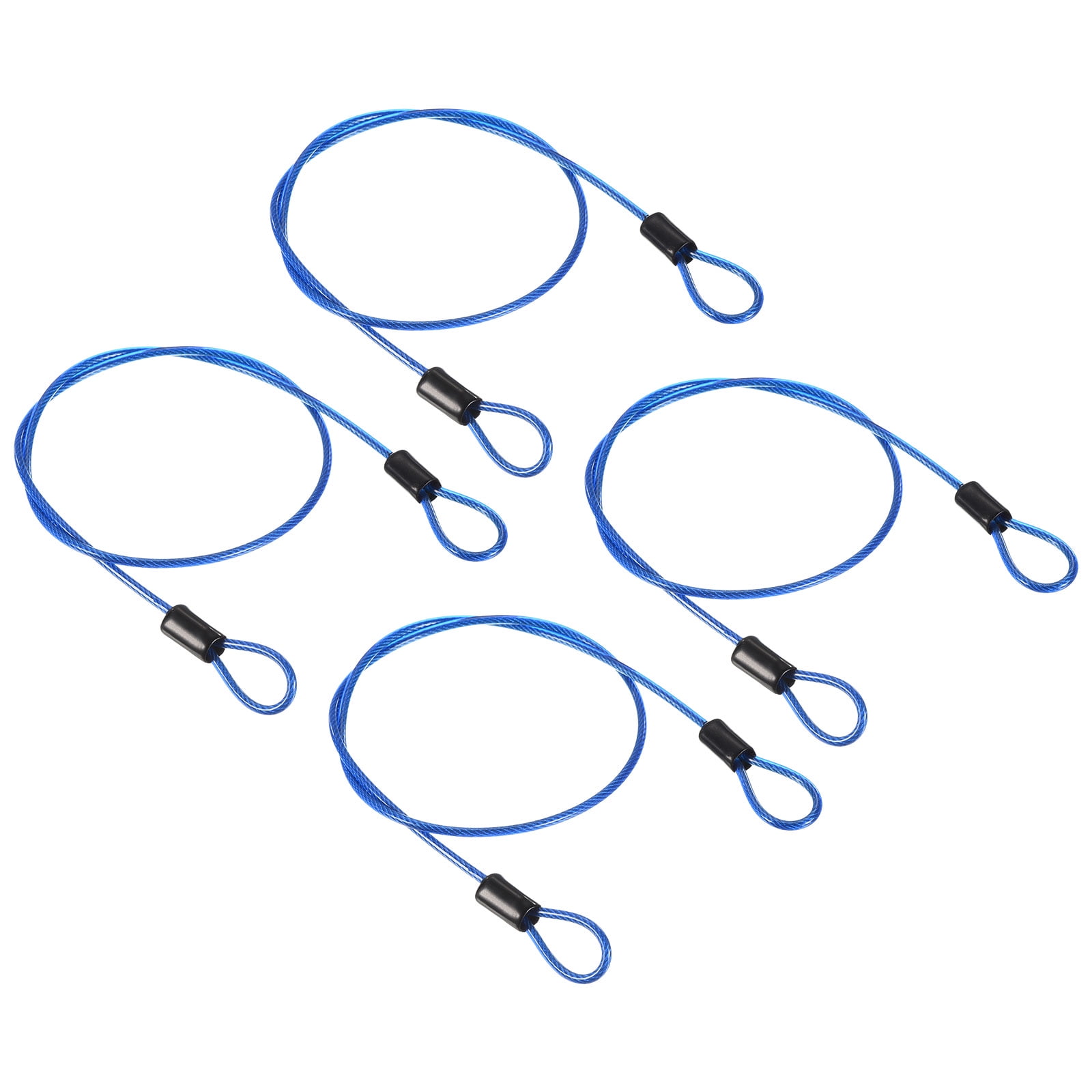 Uxcell 2.5mmx0.5m Coated Security Steel Cable Luggage Lock Wire Rope ...