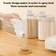 L-4pcs,4 Pack Large Airtight Rice Storage Containers with Measuring ...