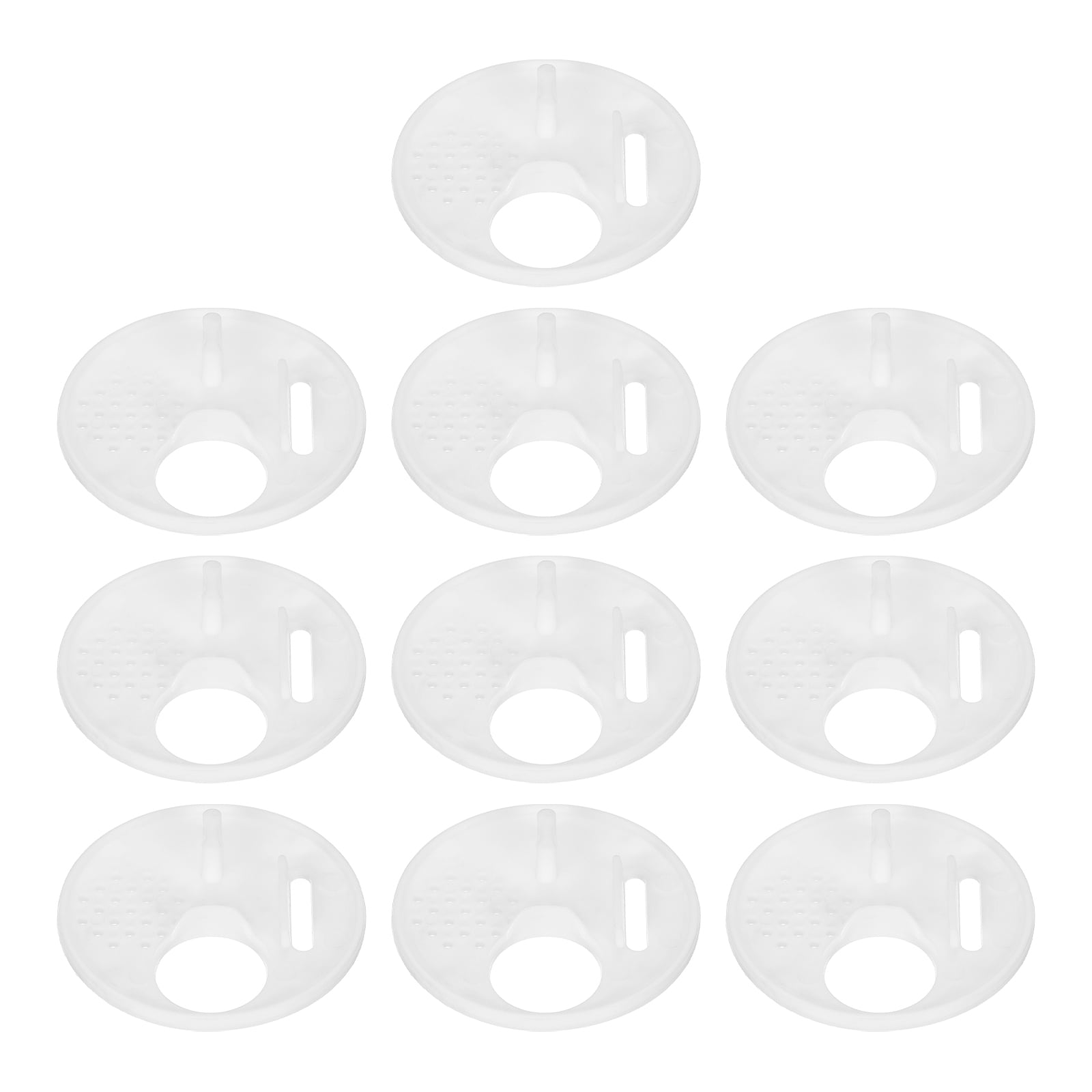 Uxcell 10 Pack Beehive Box Entrance Gate, 68mm Plastic Round Rotatable ...