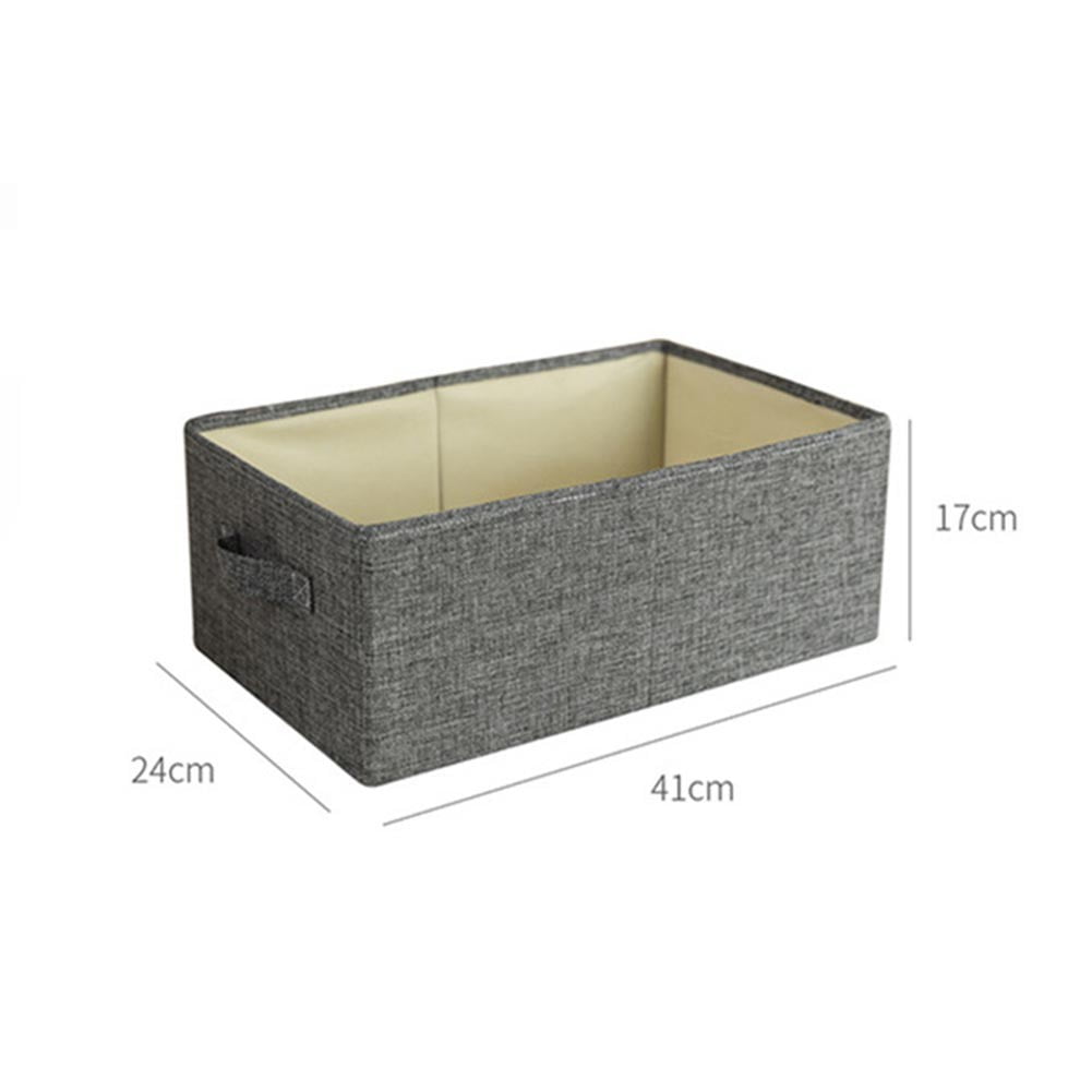 FANJIE Clothing Storage Boxes No Smell Polyester Fabric Storage Baskets ...