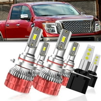 LECCIBUB LED Headlight Bulbs Compatible With GMC Canyon 2004-2012, 9005 ...