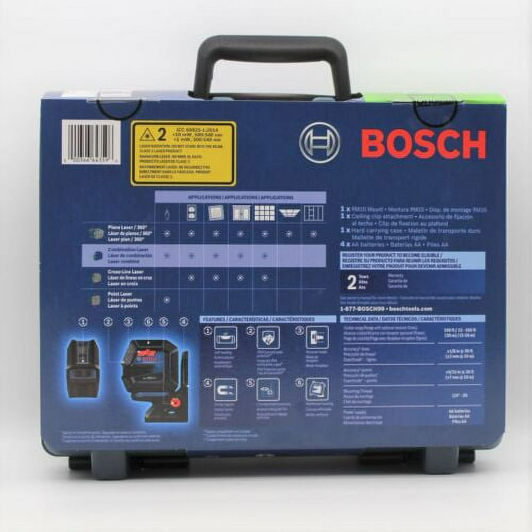 BOSCH 100 Ft Green Combination Laser Level Self Leveling, 46% OFF