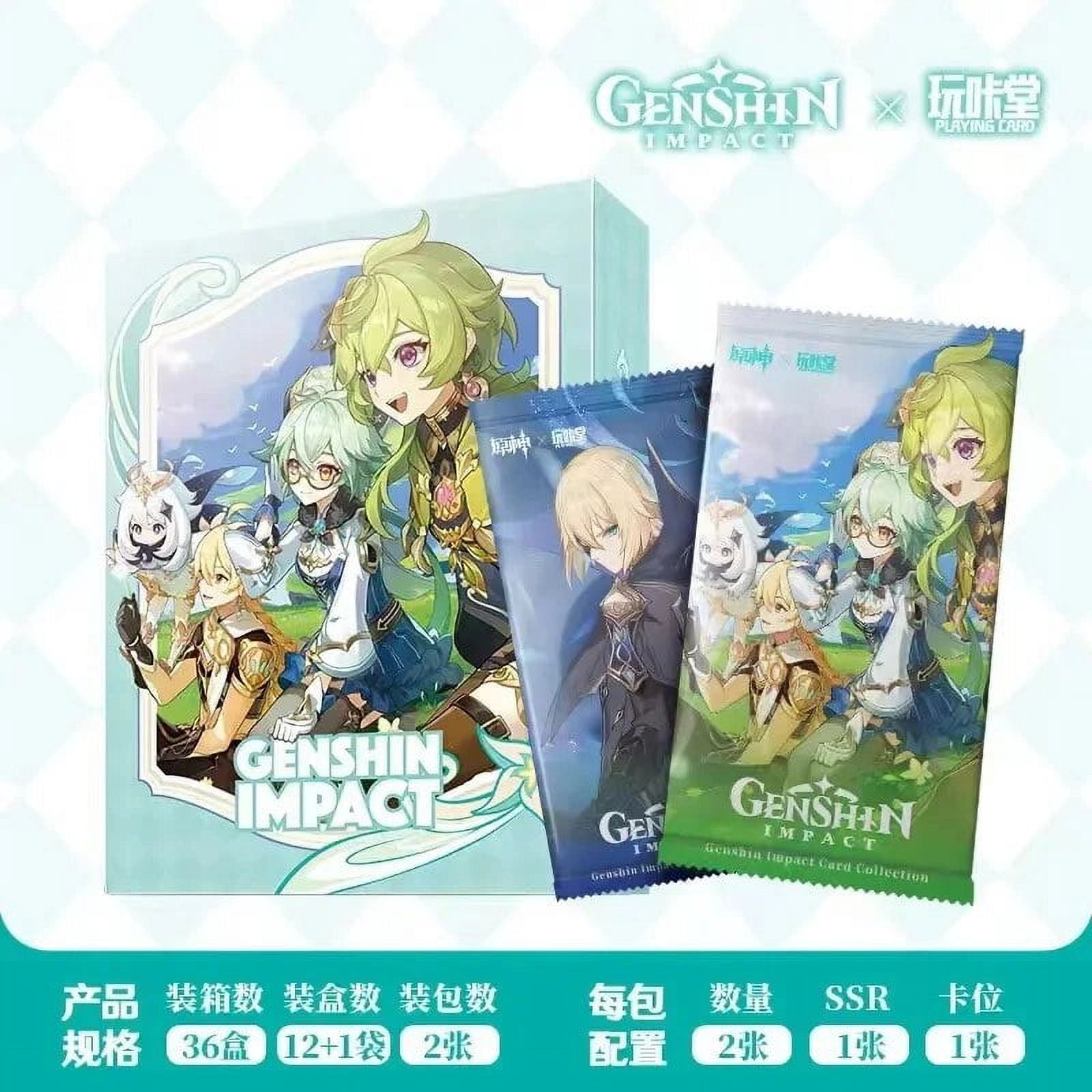 Nueva tarjeta de impacto Genshin, colección limitada, juego de mesa de ...