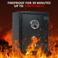 Huloretions Fireproof Safe Box,Security Home Safe With Document Bag ...