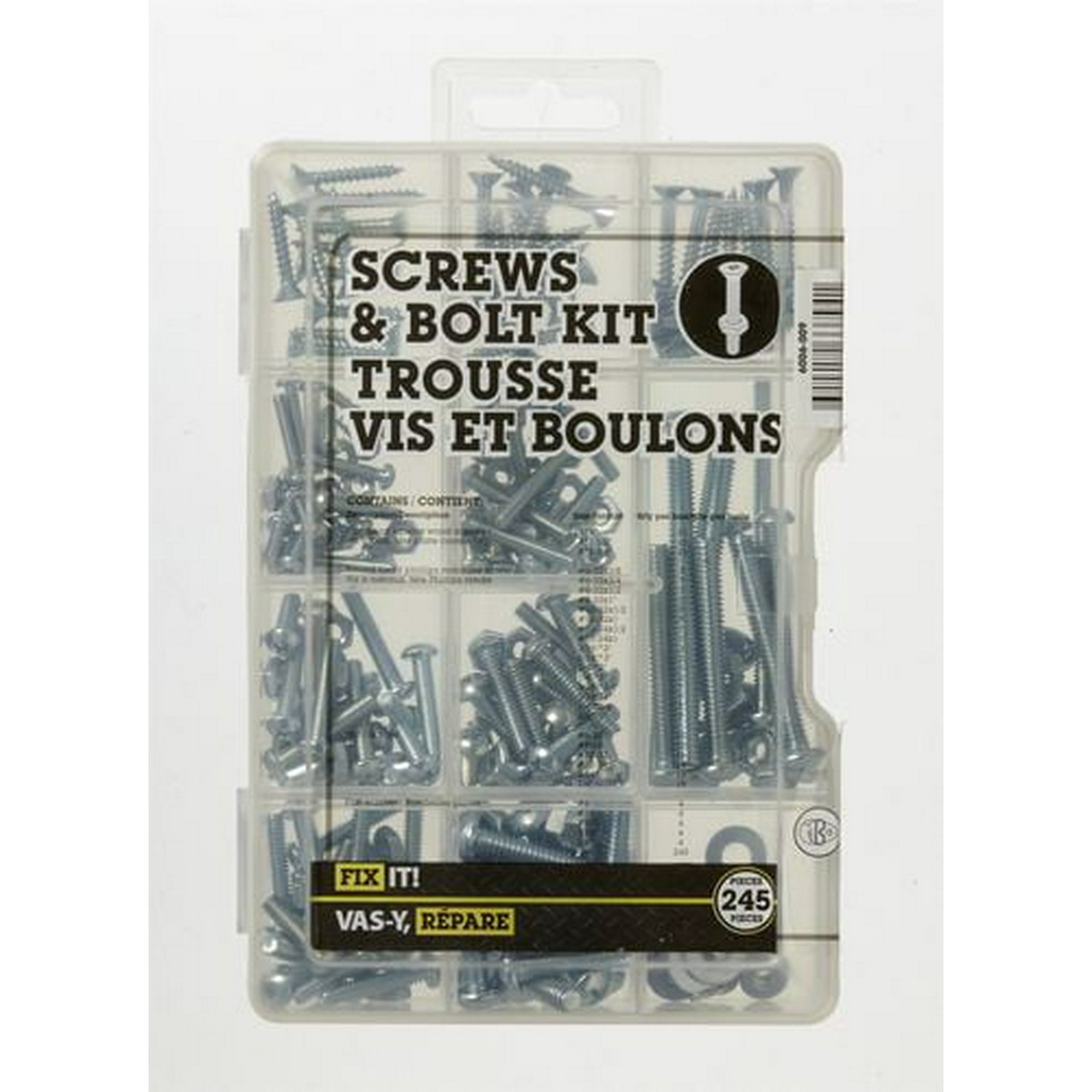 Click here for Fix It! Screw And Bolt Kit 245 Pieces prices