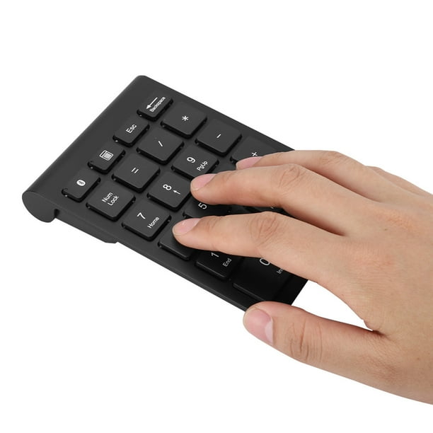 Teclado numérico inalámbrico Bluetooth de 22 teclas, teclado pequeño ...