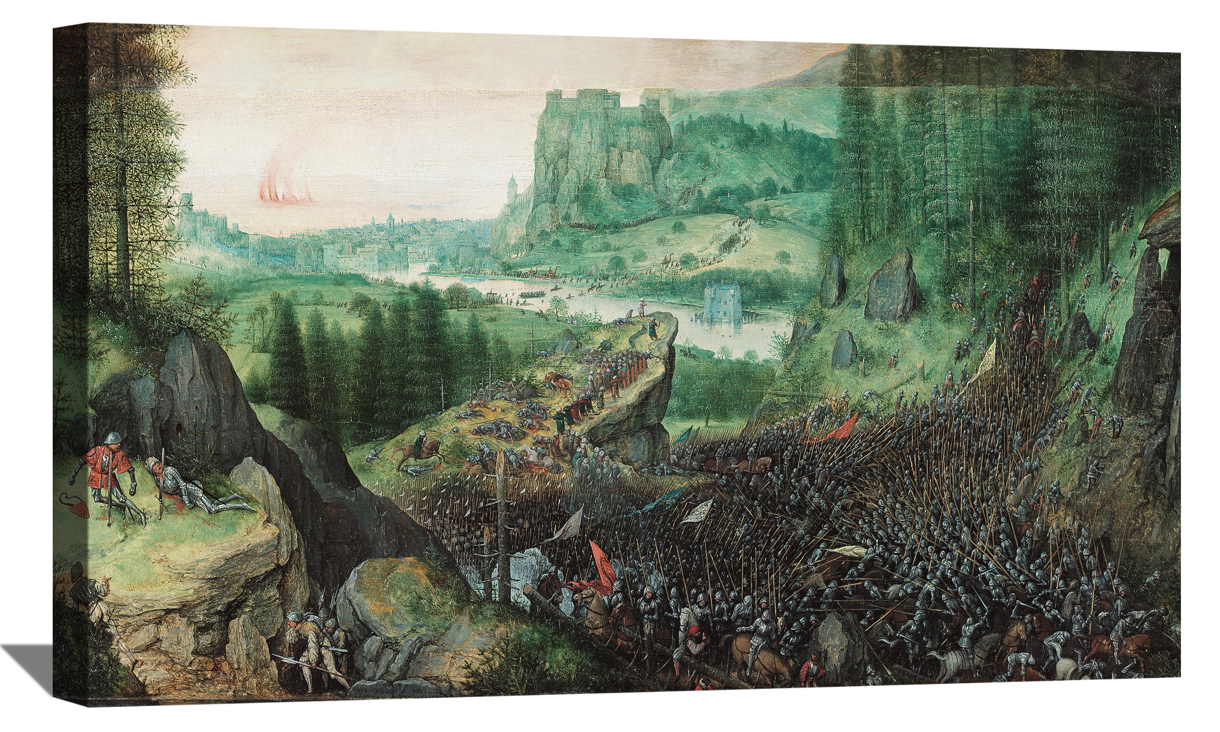 Pieter Bruegel The Elder Painting The Suicide Of Saul By Pieter ...