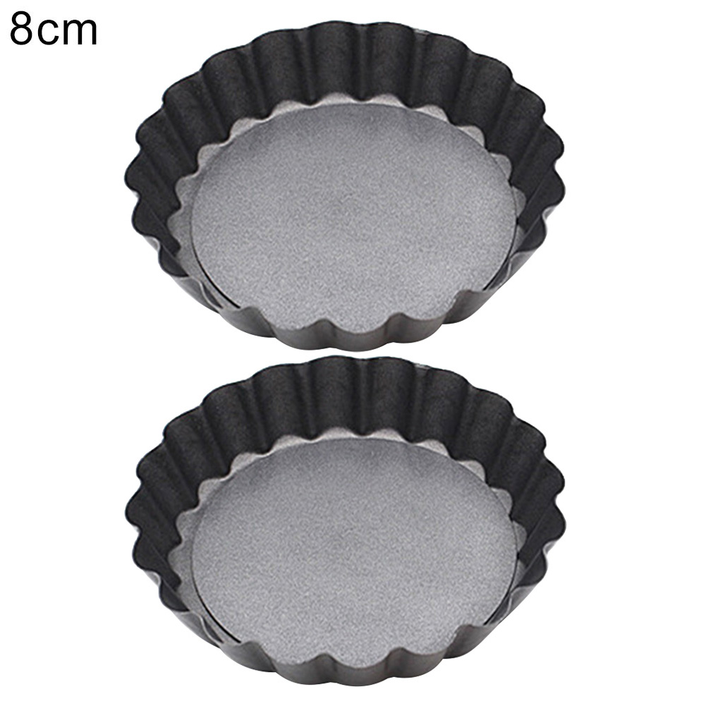 Yoone 2Pcs Round Non-stick Removable Loose Bottom Pie Cake Pan Baking ...