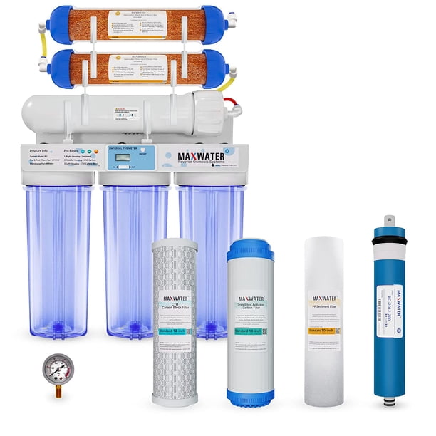 Water Filtration System for Aquarium 6 Stage 200 GPD(Gallon Per Day ...