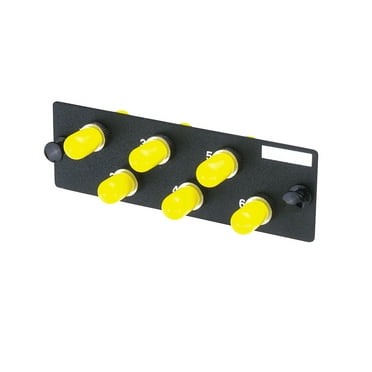 Panduit Opticom Fiber Adapter Panels - Patch Panel - Blue - 6 Ports ...