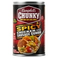 Campbell's Chunky Soup, Spicy Chicken and Sausage Gumbo, 18.8 oz Can ...