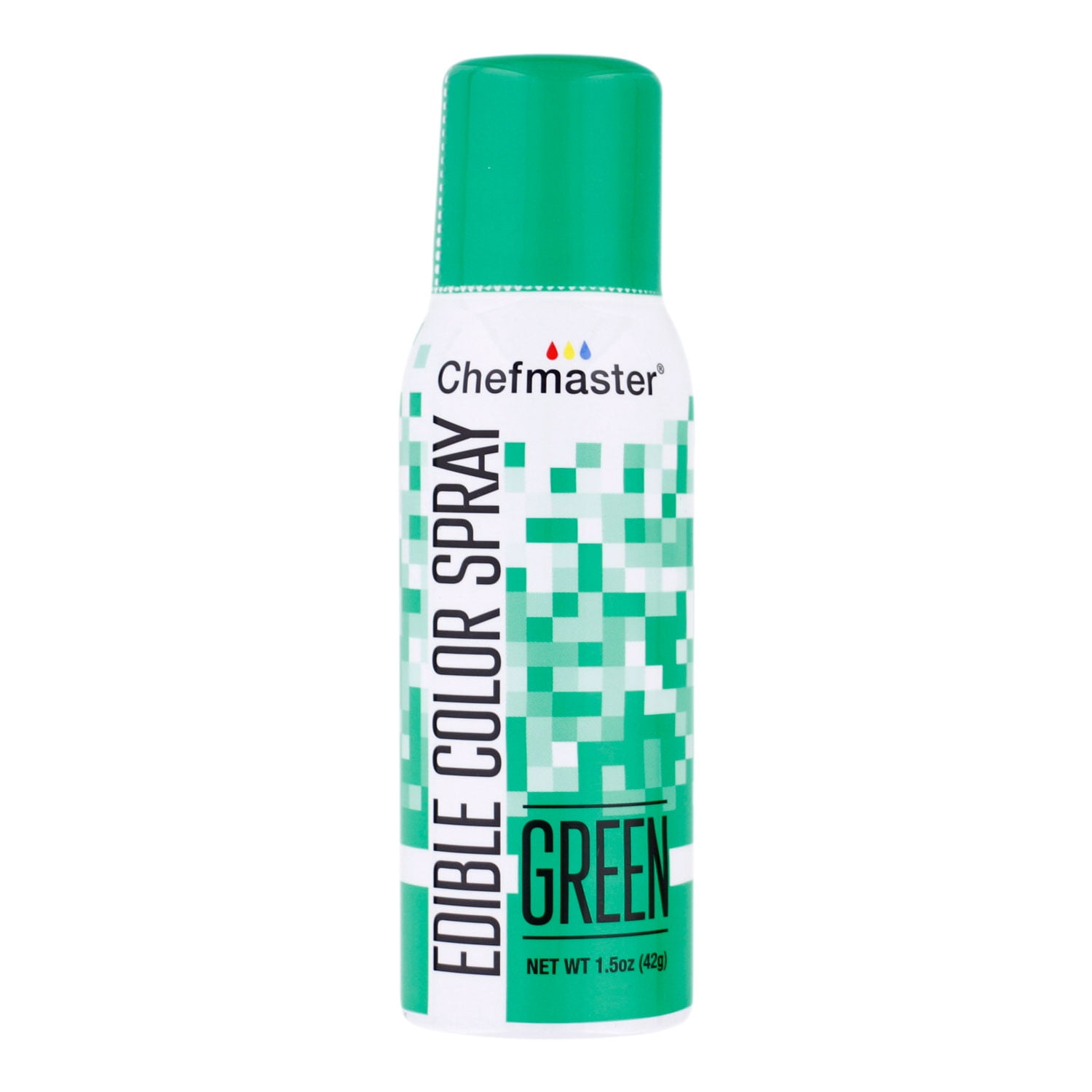 Chefmaster Edible Spray Cake Decorating Color 1.5oz Can - Green ...