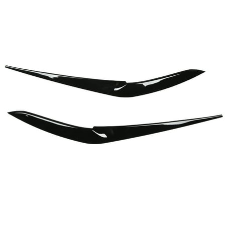 Front Headlight Eyebrow,1 Pair Front Headlight Headlight Eyebrow ...