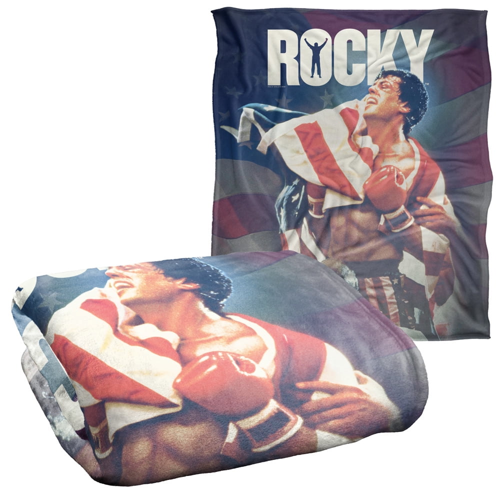 Rocky Raise Up Officially Licensed Silky Touch Super Soft Throw Blanket ...