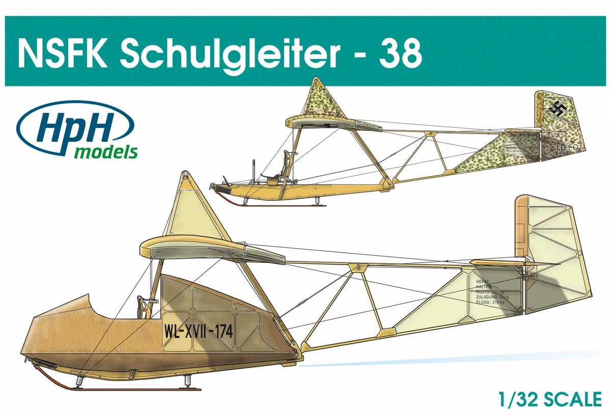 HPH Model 1:32 Glider SG-38 - Multimedia Model Kit #32020R - Walmart.com