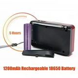 STONEGO Mini Portable Radio - Handheld Rechargeable Digital FM Radio ...