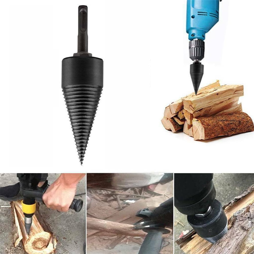 Chok 32mm Log Splitter Wood Splitter Drill Heavy Duty Drill Screw Cone ...