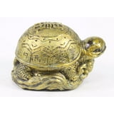 3" Gold Feng Shui Lucky Turtle Statue Figurine Paperweight Gift Home ...