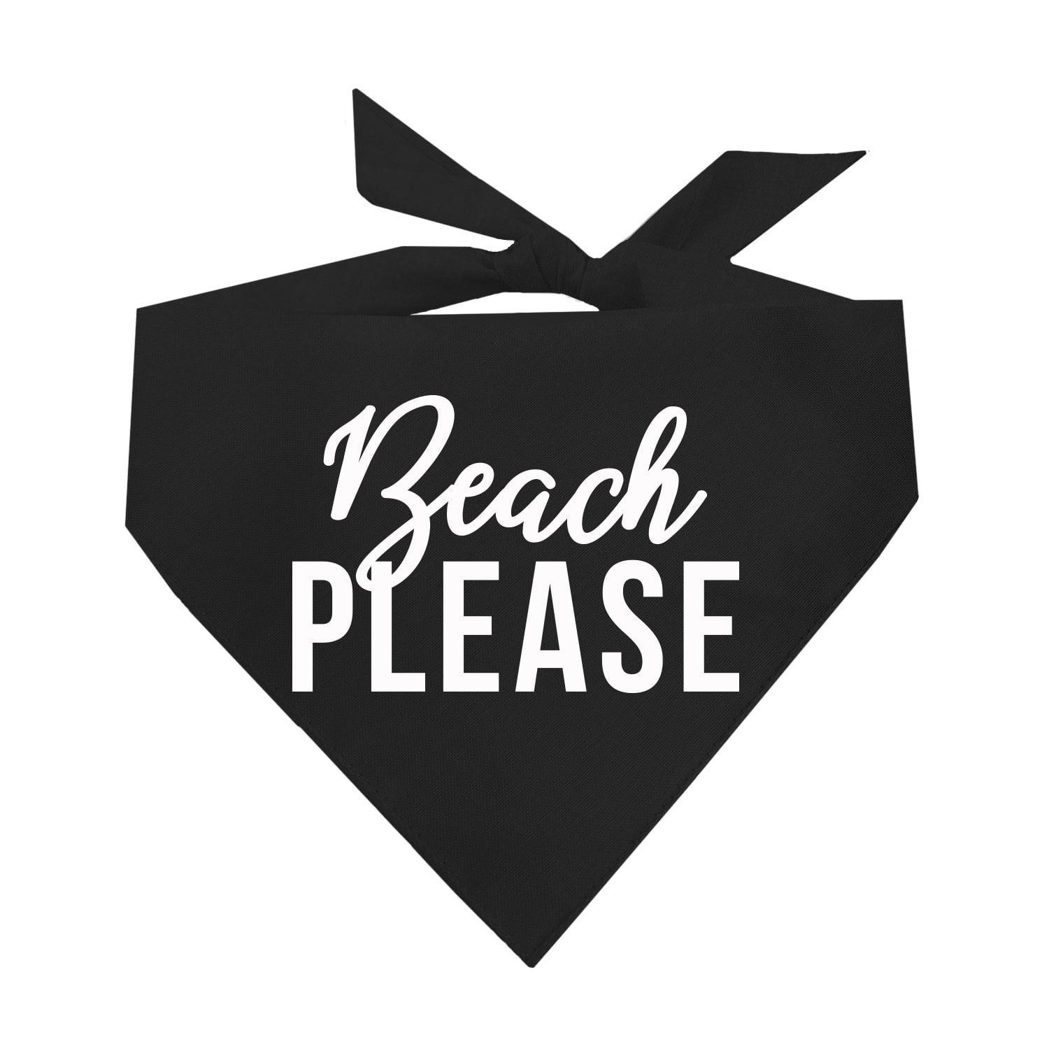 Beach Please Triangle Dog Bandana - Walmart.com