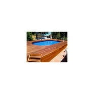 YardGuard Blue Above-Ground Safety Cover for a Kayak Pool, 12' x 24 ...