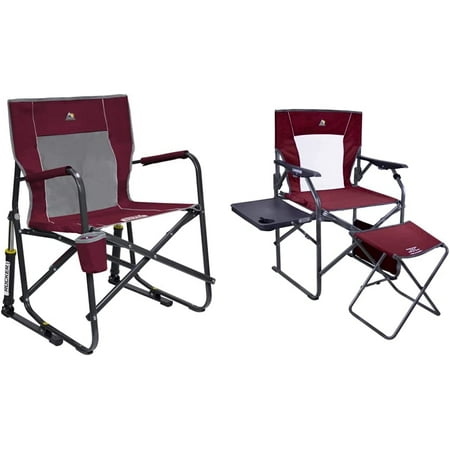 GCI Outdoor Freestyle Rocker Portable Folding Rocking Chair-Cinnamon ...