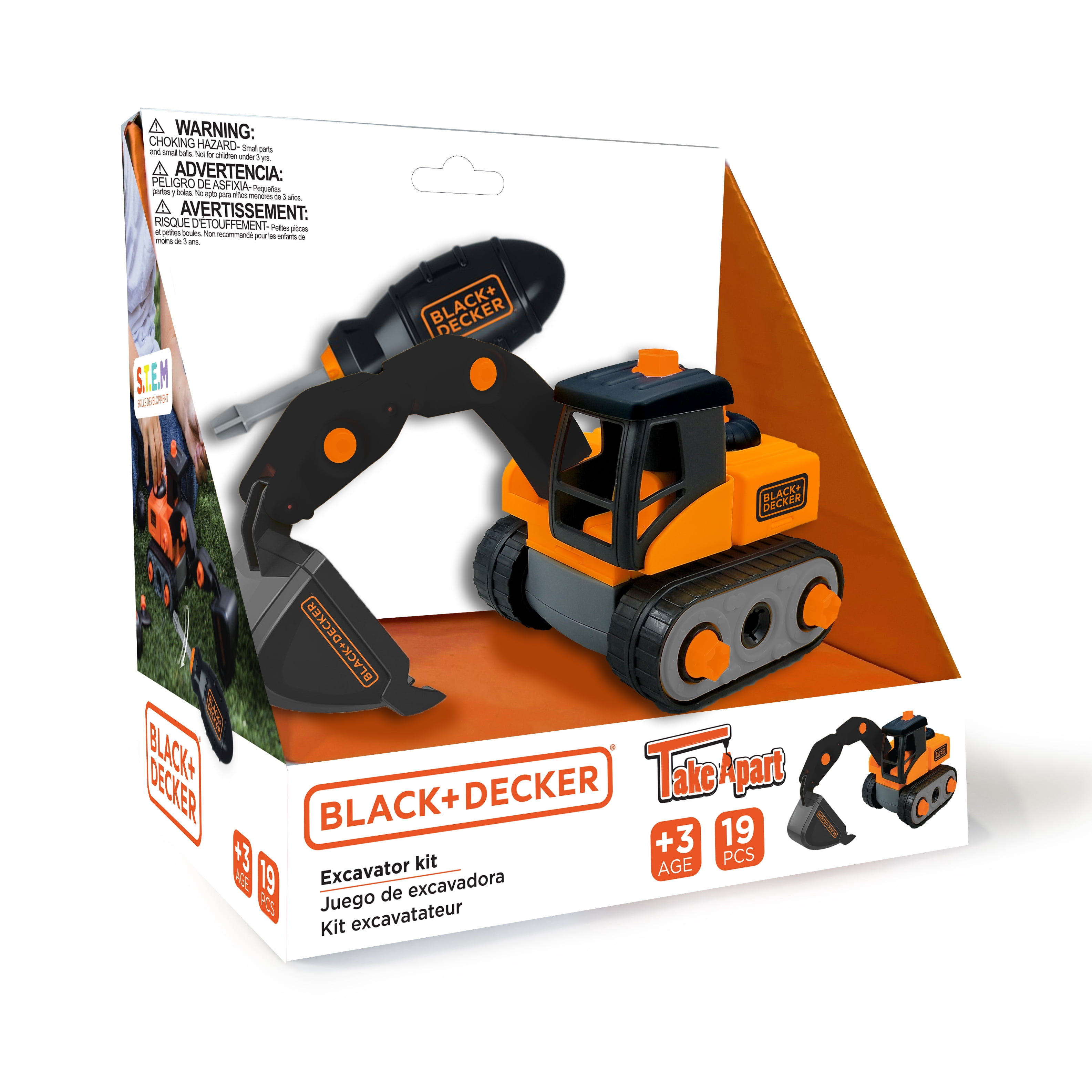 Camión Excavadora Black+decker Take Apart Classic | Walmart en línea