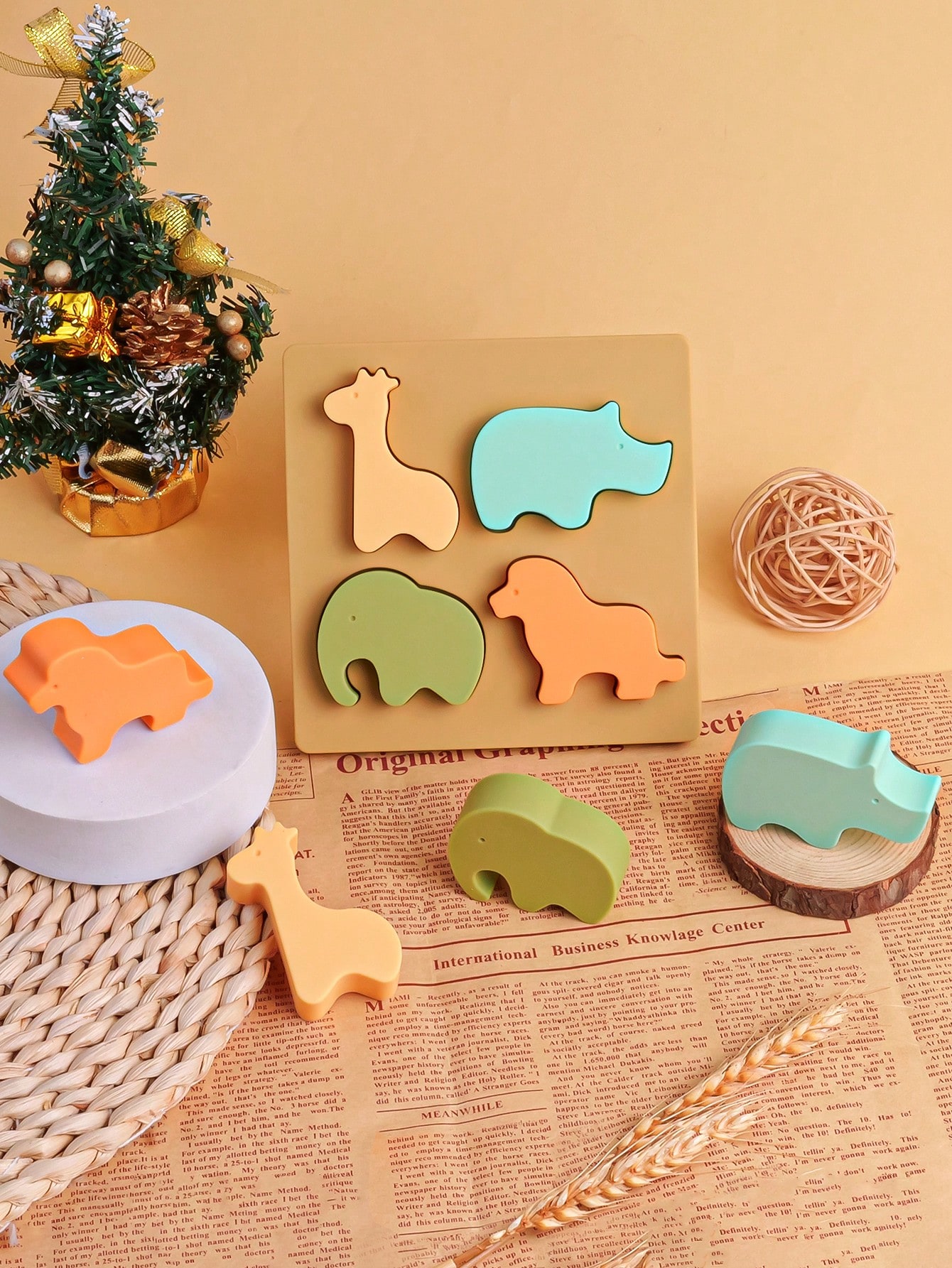 3D Silicone Puzzle Building Blocks, Folding Soft Building Blocks ...