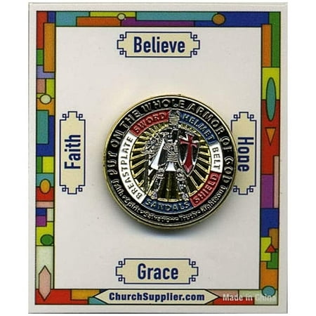 Sterling Gifts - Sterling Gifts Armor of God Lapel Pin, Put on Armor of ...