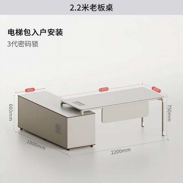 Study Gaming Desk Standing Vanity Executive Writing Reception Office ...