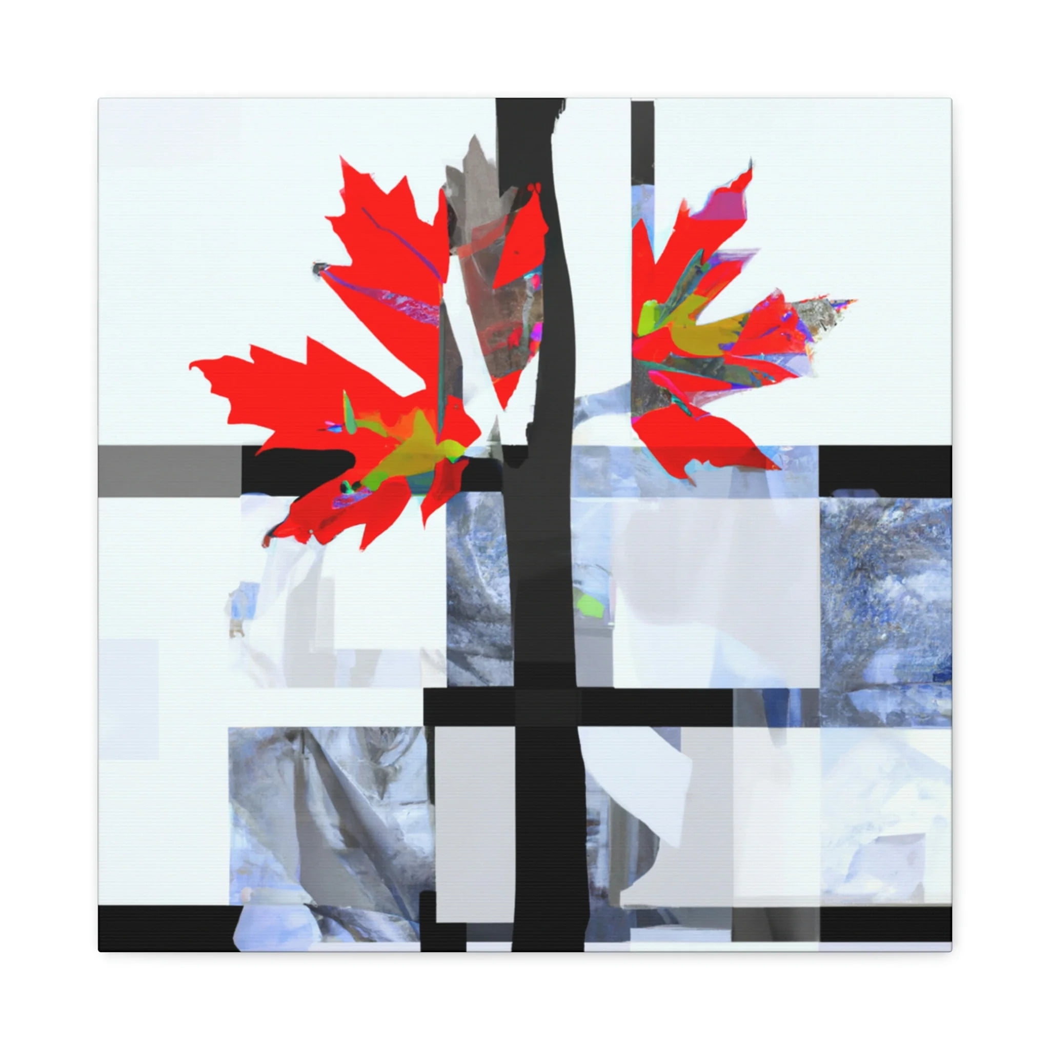 Maple Tree Expressionism - Canvas - Walmart.com