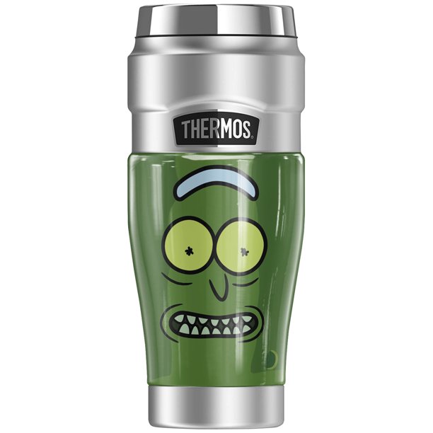 Rick and Morty Im Pickle Rick THERMOS STAINLESS KING Stainless Steel ...