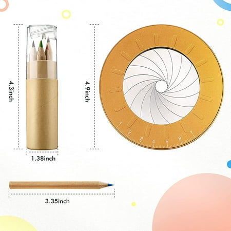 Circle Drawing Maker Set Adjustable Circle Drawing Tool Aluminum Alloy ...